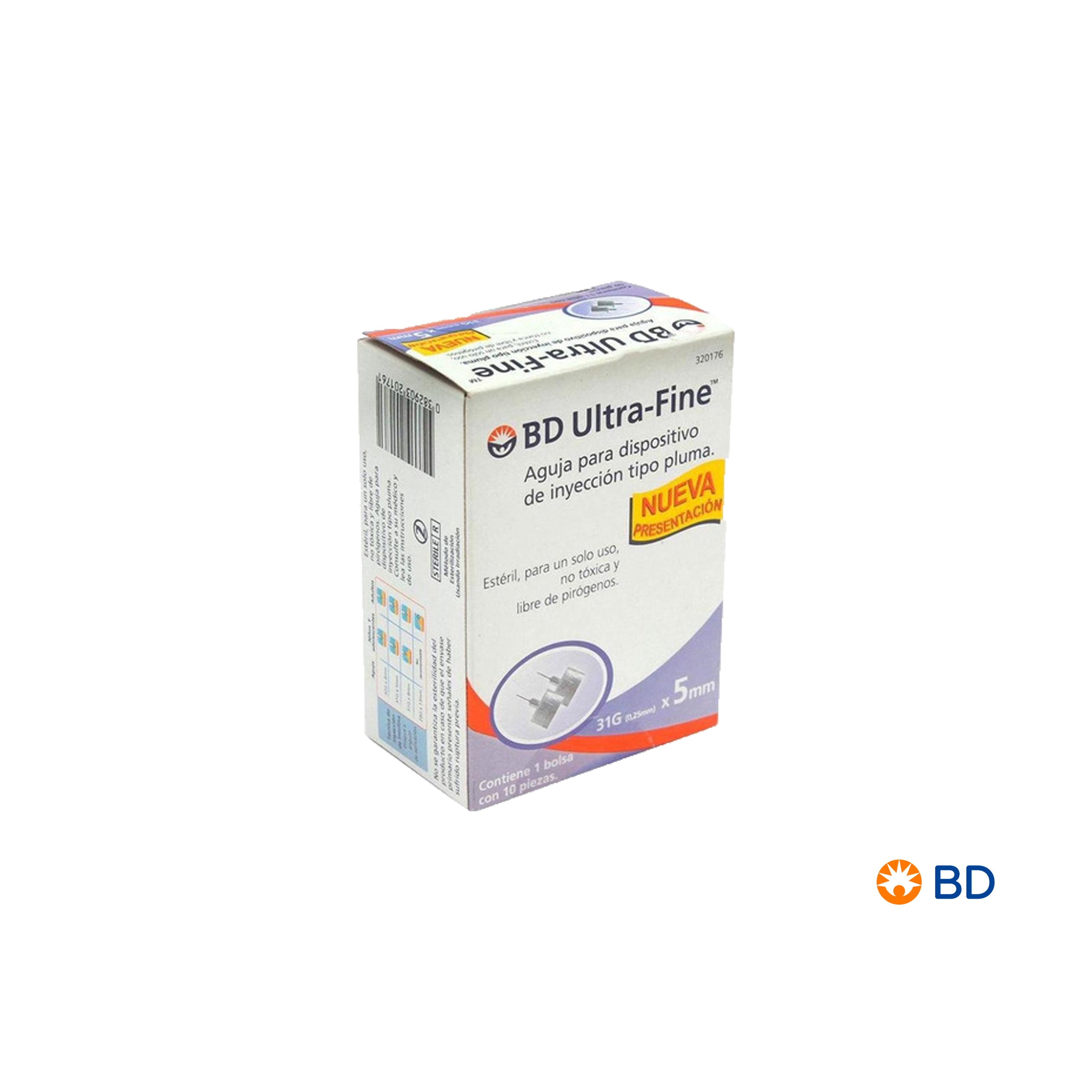 320176 AGUJA ULTRA-FINE 31G X 5MM